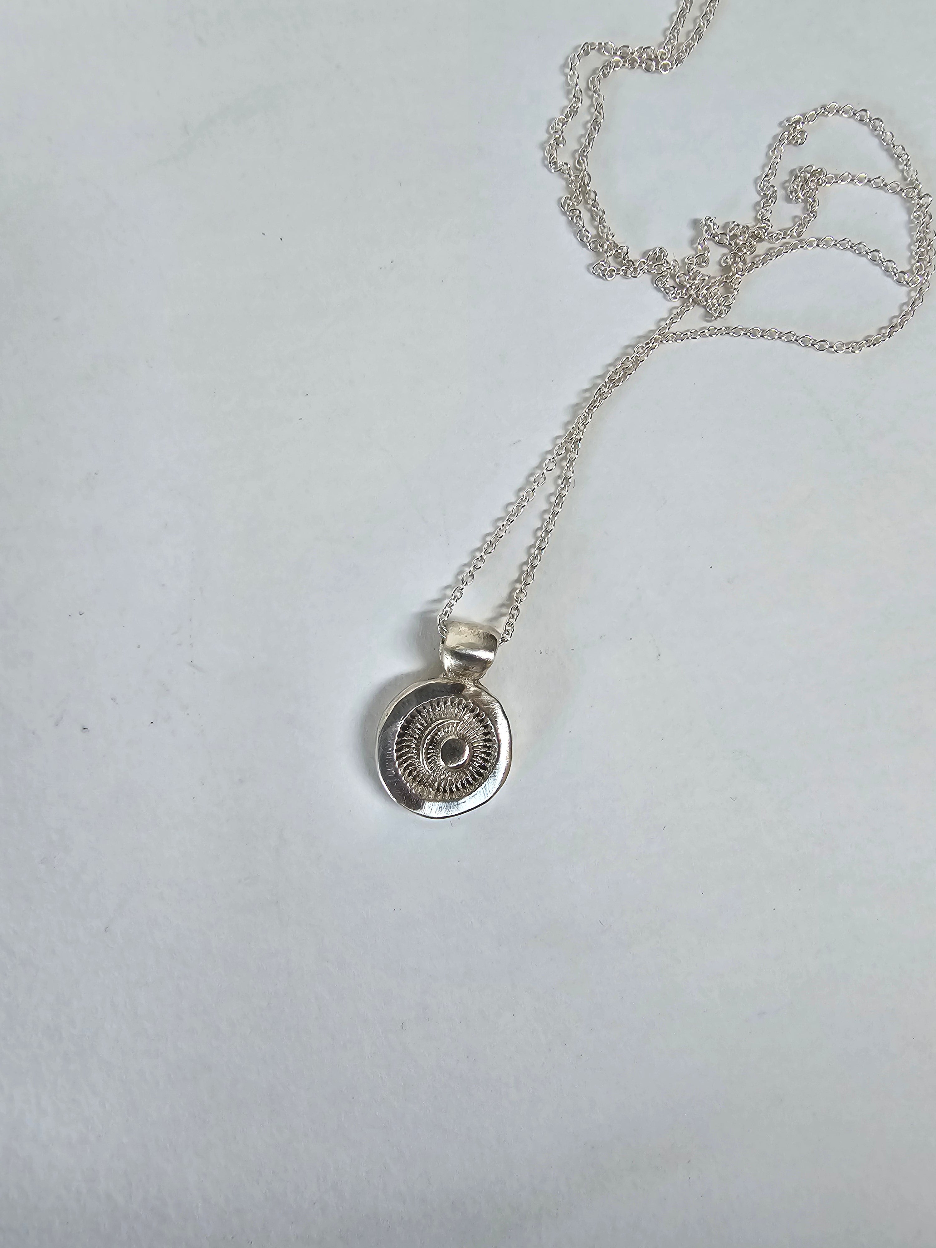 SILVER SUN/MOON PENDANT – Talvi.com.au